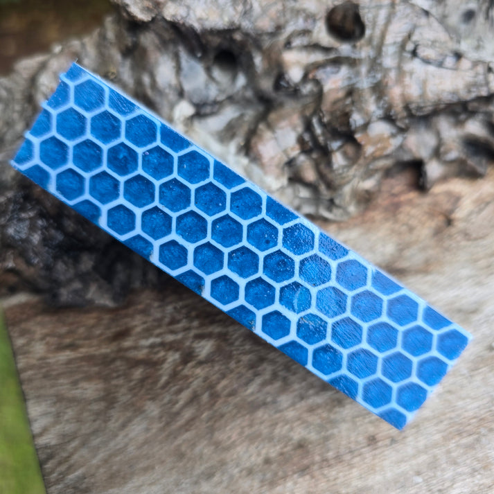 11/06/26 Live Turning - Blue 3D Printed Honeycomb Magnetic Rollerball ...